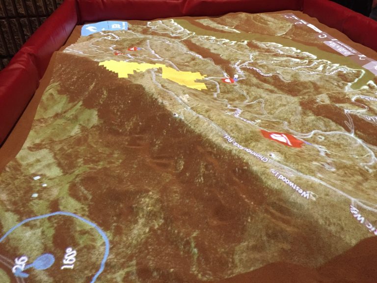 SimTable for Wildland Firefighting Tactics - GIS Labs